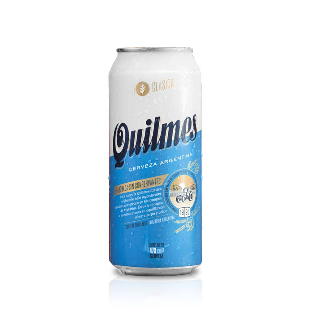 Cerveza Quilmes Lata 473Cc